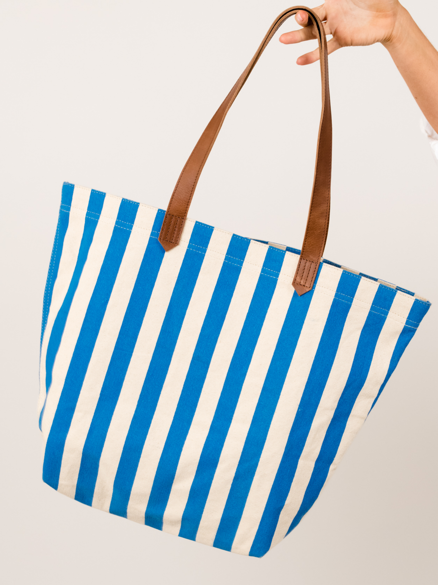 Mandrell Cabana Striped Tote – ABLE
