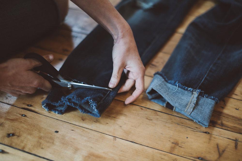 How To Cut Your Own Raw Hem – ABLE